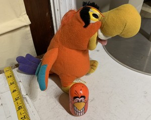 Disney Aladdin Lago Parrot Plush Stuffed Toy With Lago Beans 26 Weeble ...