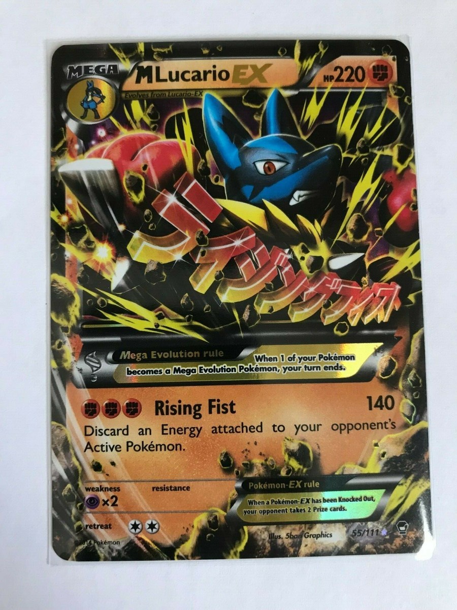 Pokemon Cards Ex Mega Lucario