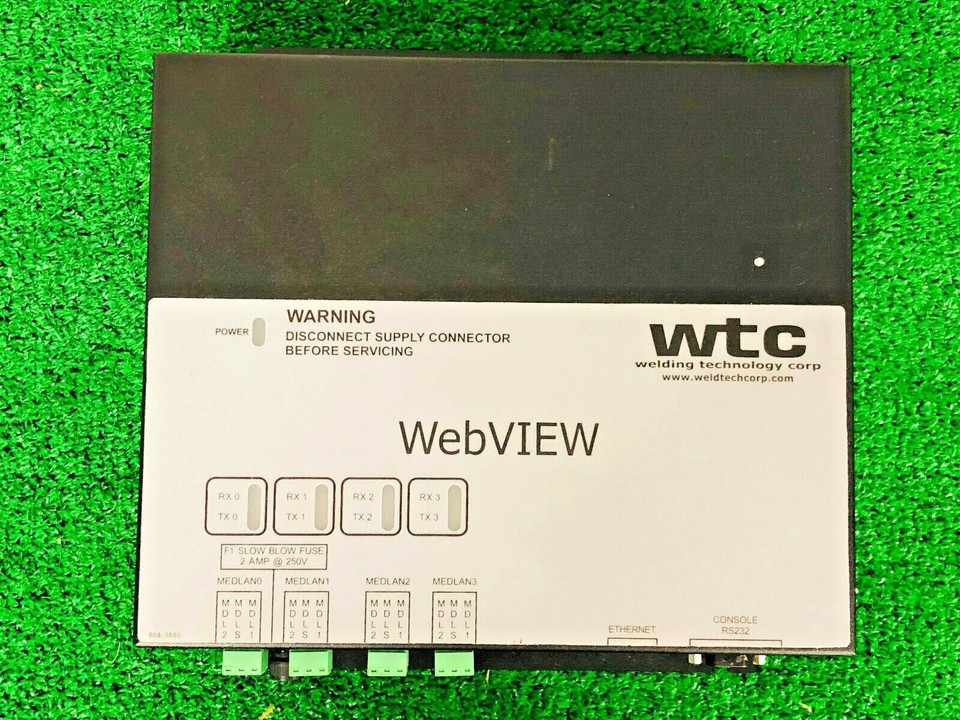 WTC Welding Technology Webview-Enet, Ethernet Terminal Control 986 ...