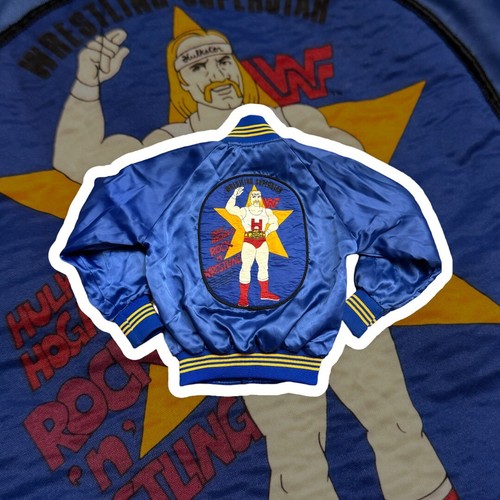 1985 Hulk Hogan WWF Wrestling Vintage Jacket Kids Rare Size M 5-6 | eBay