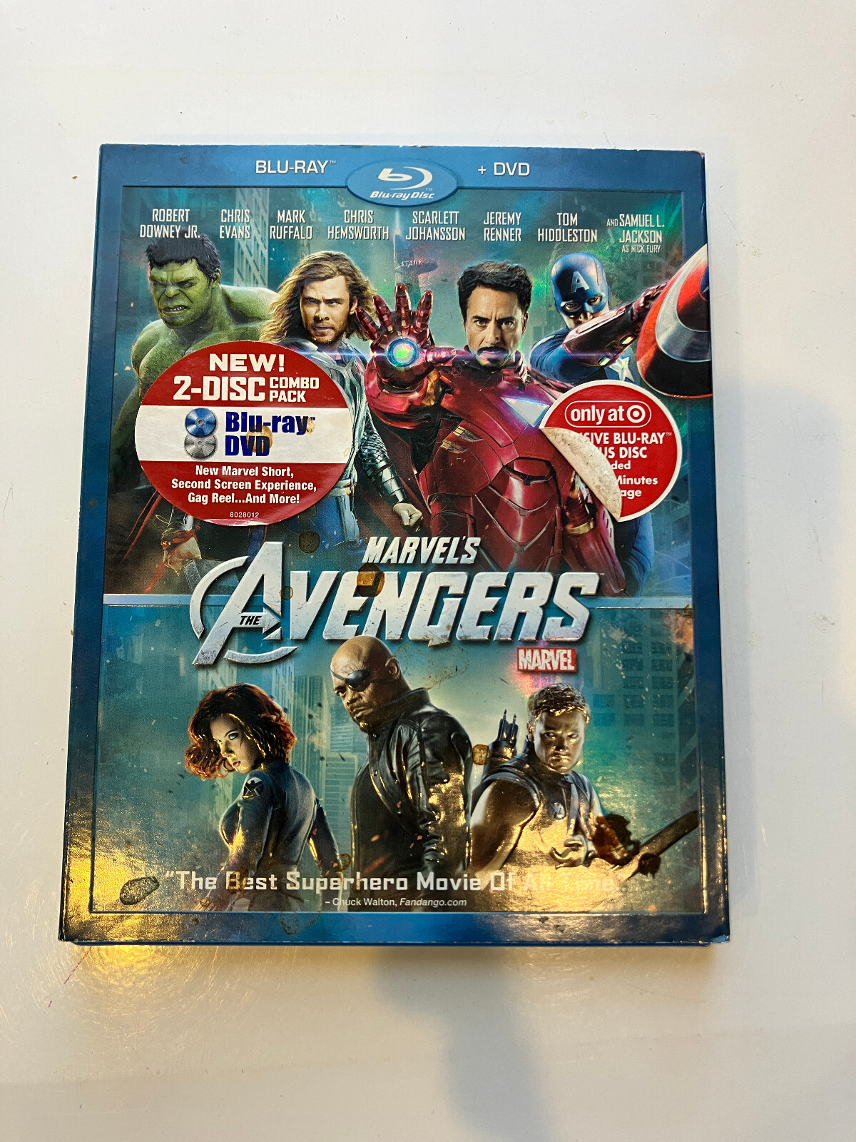 The Avengers (Blu-ray/DVD, 2012, 2-Disc Set, DVD/Blu-ray) 786936826487 ...