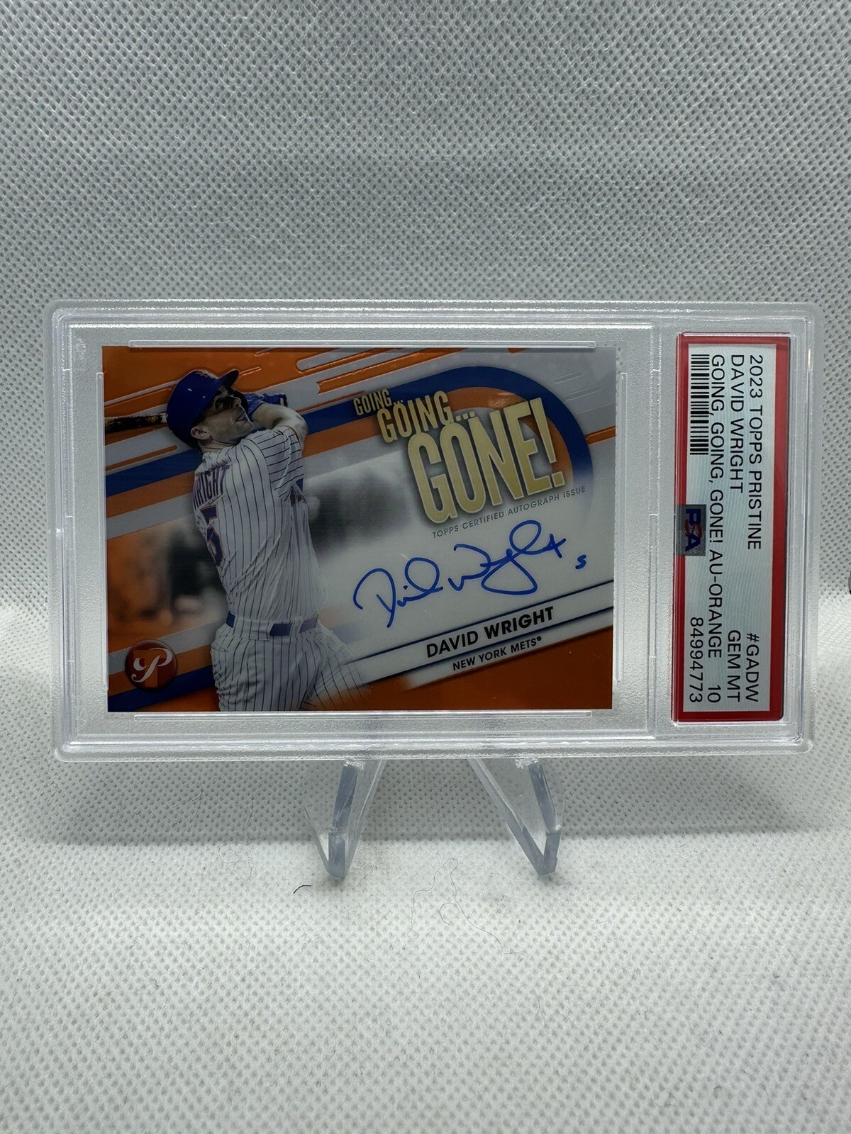 David Wright Autographed Memorabilia | Signed Photo, Jersey ...