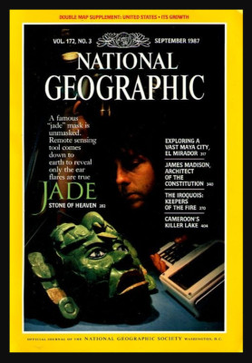 National Geographic Sept 1987 MAP USA Growth Stories The Iroquois T W ...