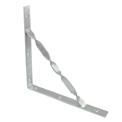 Carinya 400 x 350 x 30 x 4mm Galvanised Heavy Duty Stayed Twisted ...