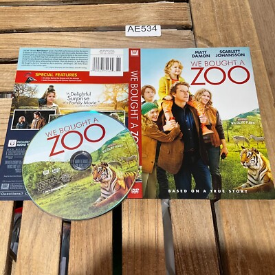 We Bought a Zoo (DVD, 2011) No Case No Tracking #AE534 24543751694| eBay