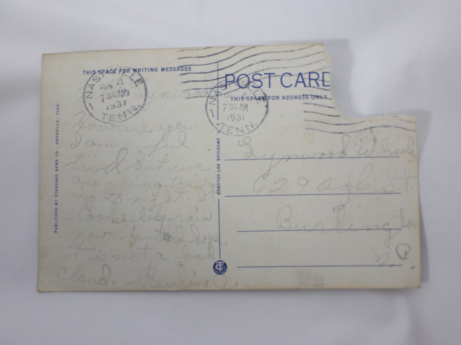 6 POSTCARDS - VINTAGE - DAMAGED | eBay