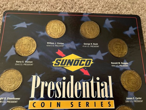 Sunoco Presidential Coin Series 1950 -2000 Complete Set Of 10 Coins | eBay