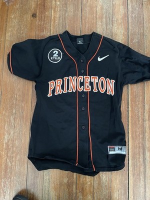 Nike Princeton Baseball Jersey M #1 Game Issued 2 KYLLO Patch 2011 ...
