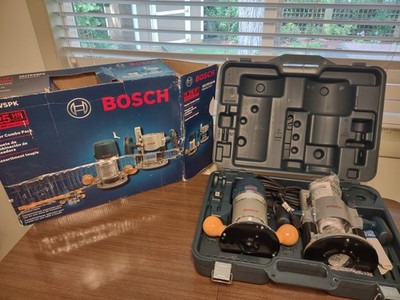 Bosch 1617EVSPK Plunge and Fixed-base Router Kit 346318654| eBay
