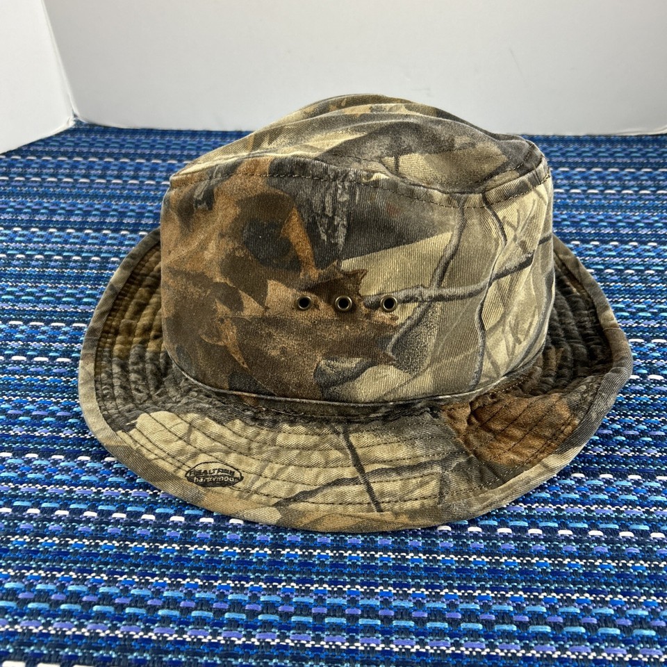 VTG Paramount Outdoors Boonie Mens Hat Cap Real Tree Hardwoods READ ...