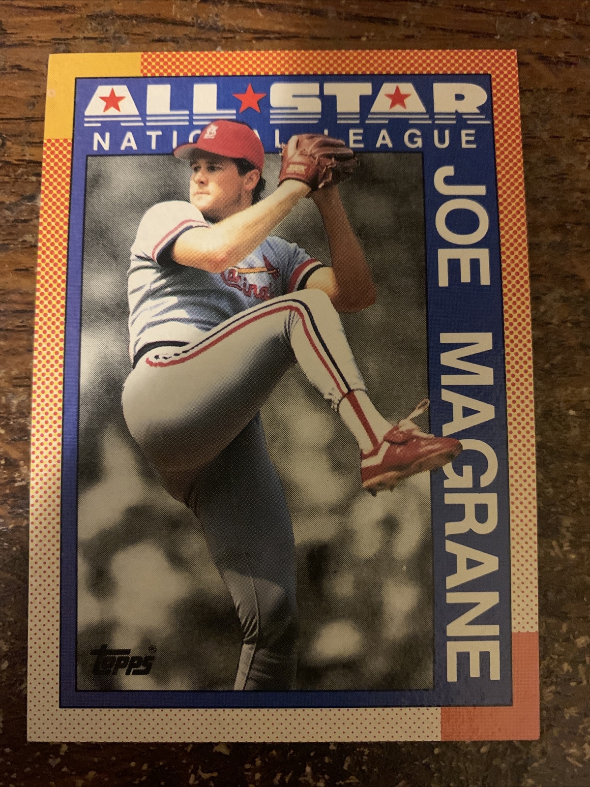 1990 Topps Joe Magrane All Star National League St. Louis Cardinals ...