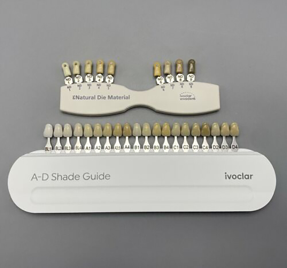 Ivoclar Vivadent Dental Shade Guide A-D Porcelain Teeth IPS Natural Die ...