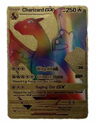 Golden Rainbow Charizard GX | eBay