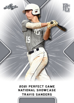 10-Count Lot Travis Sanders 2021 Leaf Perfect Game NIKE All-American ...