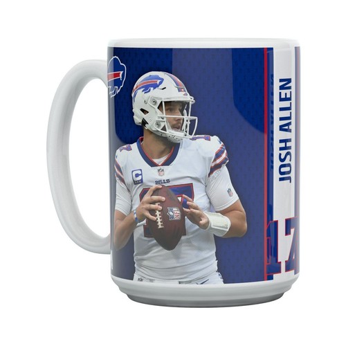 Josh Allen MOTION Buffalo Bills NFL 15oz Mug | eBay