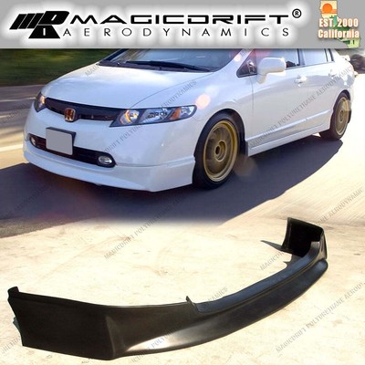 For 06-08 HONDA CIVIC 4DR SEDAN HP HFP FRONT BUMPER LIP SPOILER PU ...
