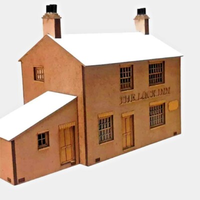 Pub Laser Cut Scratch Aid Built Layout Kit 00 Gauge 4mm Model Railway ...