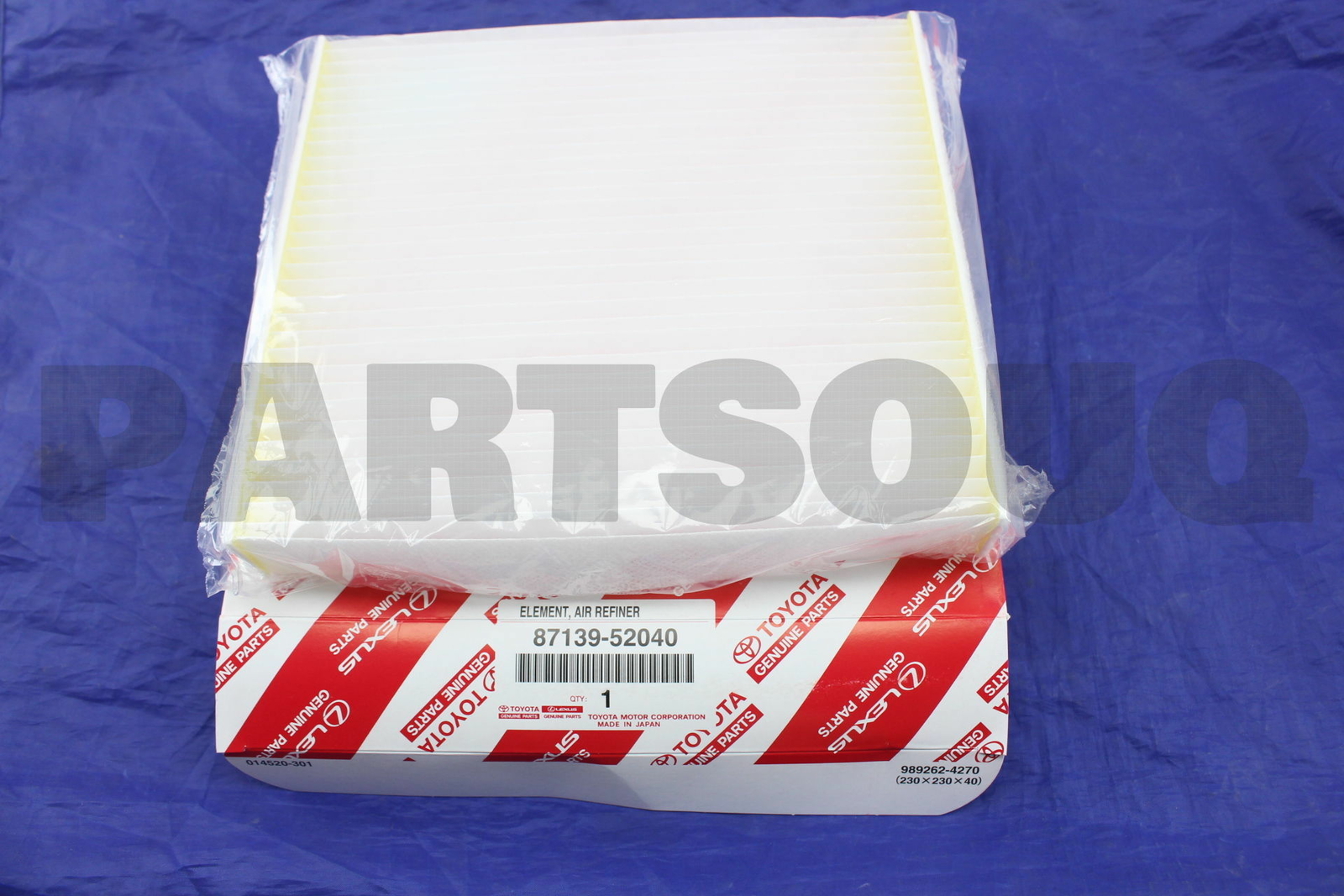 8713952040 Genuine Toyota ELEMENT, AIR REFINER 87139-52040 | eBay