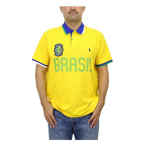 Polo Ralph Lauren Custom Slim Fit Country Polo Shirt w/ Emblem - Brazil ...