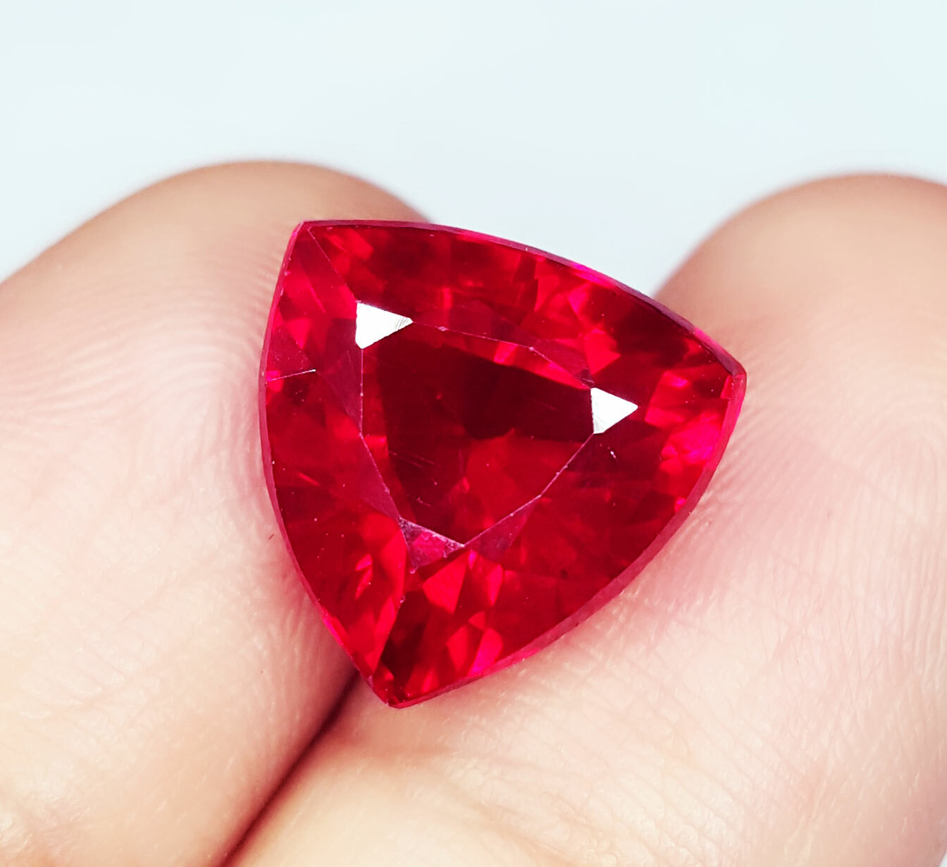 Natural Loose Gemstone Certified Red Ruby Transparent Ruby Gems 8.02 Ct ...