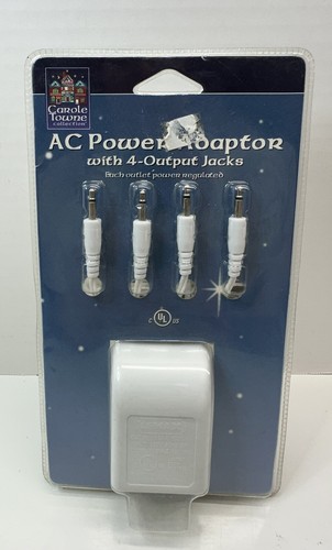 Vintage Lemax AC Power Adapter 4 Output Jacks Item #54100. New In ...