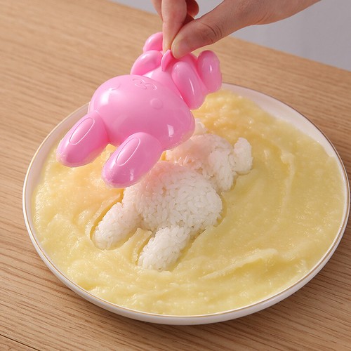 Cute Rabbit Sushi Rice Mold Bento Sandwich Decoration Onigiri Maker ...