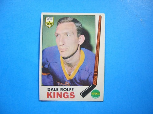 1969/70 O-PEE-CHEE NHL HOCKEY CARD #100 DALE ROLFE EX/NM SHARP!! 69/70 ...
