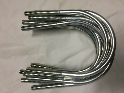 Pack of 15 - Fastenal 3/8"-16 x 3-1/2" Pipe Size Zinc Plated Round Bend ...