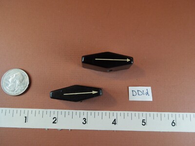 Vintage Black Bakelite Tall Pointer Knobs w/ Arrow | eBay