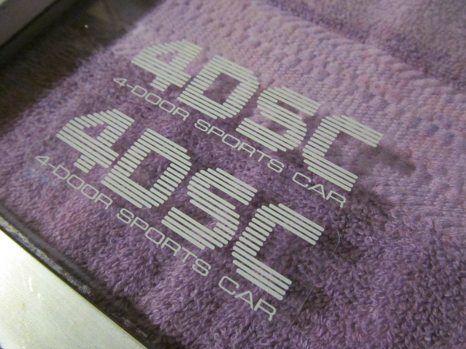 1989 Nissan Maxima 4dsc Four Door Sports Car Window Vinyl Decal Sticker ...