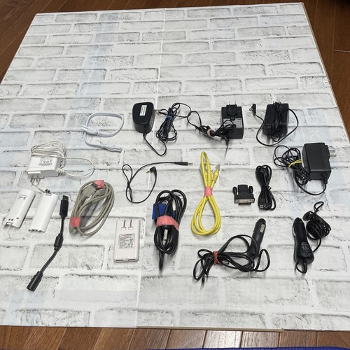 Lot of Video Game & Electronic Adapters & Cords Sony Walkman Car ...