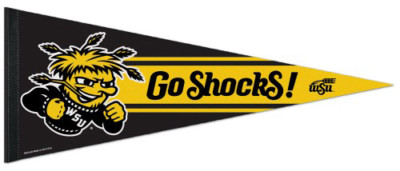 WICHITA STATE UNIVERSITY WuShock Go Shocks! Official NCAA Premium Felt ...