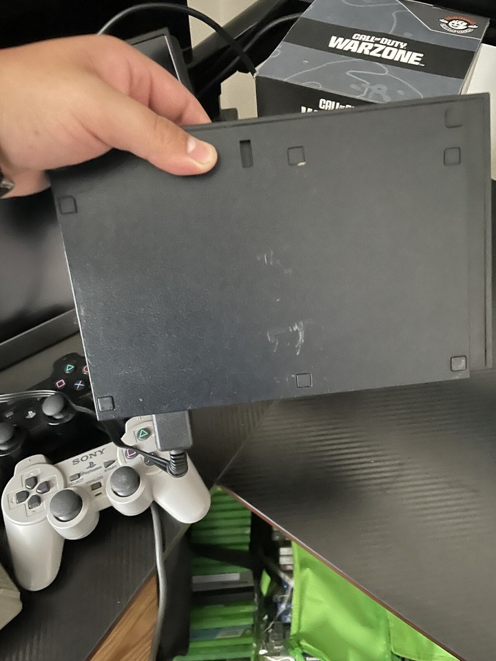 Sony PlayStation 2 Slim Line Version 1 Console - Charcoal Black (SCPH ...