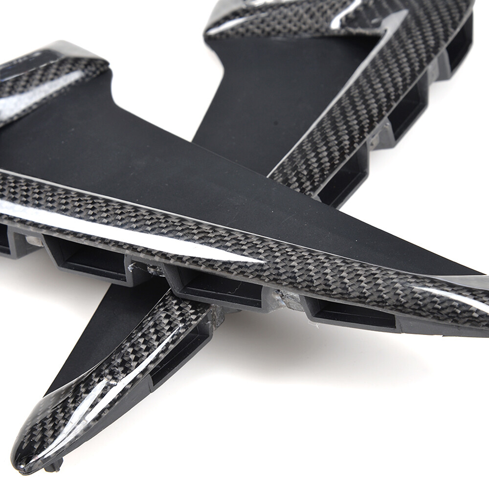 For BMW X5 F15 X5M F85 2014-2019 Carbon Fiber Side Air Fender Vent Trim ...