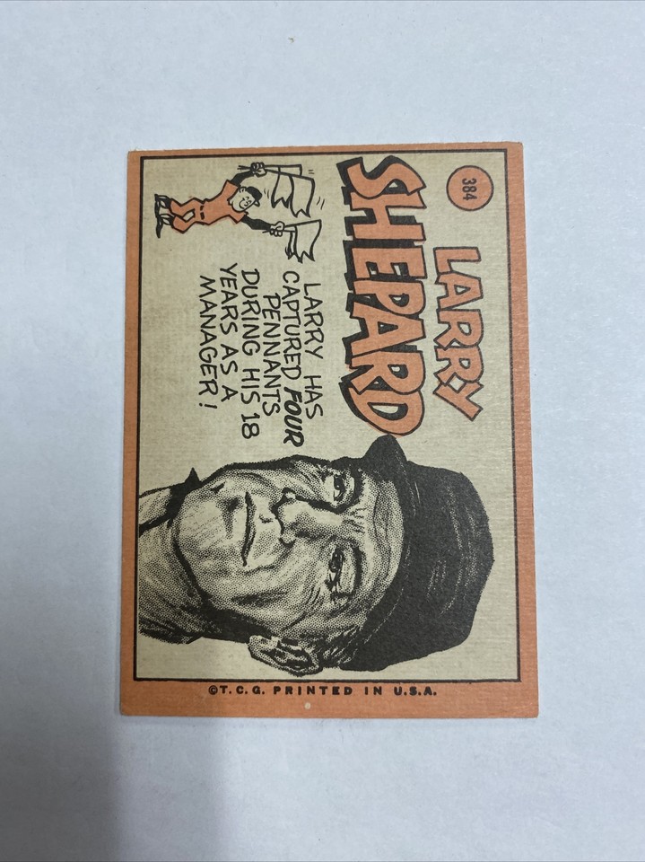 1969 Topps Baseball Larry Shepard Pittsburgh Pirates Card #384 | eBay
