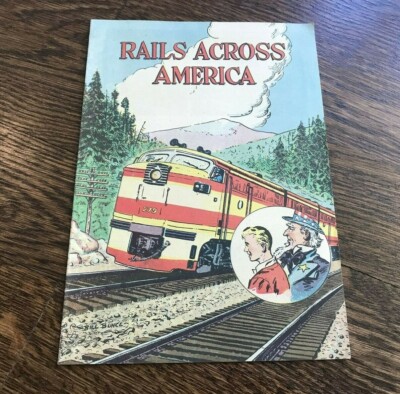 1960s Rails Across America Comic Book Trains Color Pamphlet | eBay