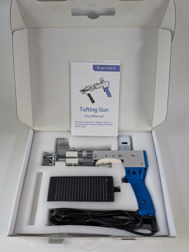 Tufting Gun Cut Pile and Loop Pile 2 in 1 Electric Rug Gun Starter Kit ...