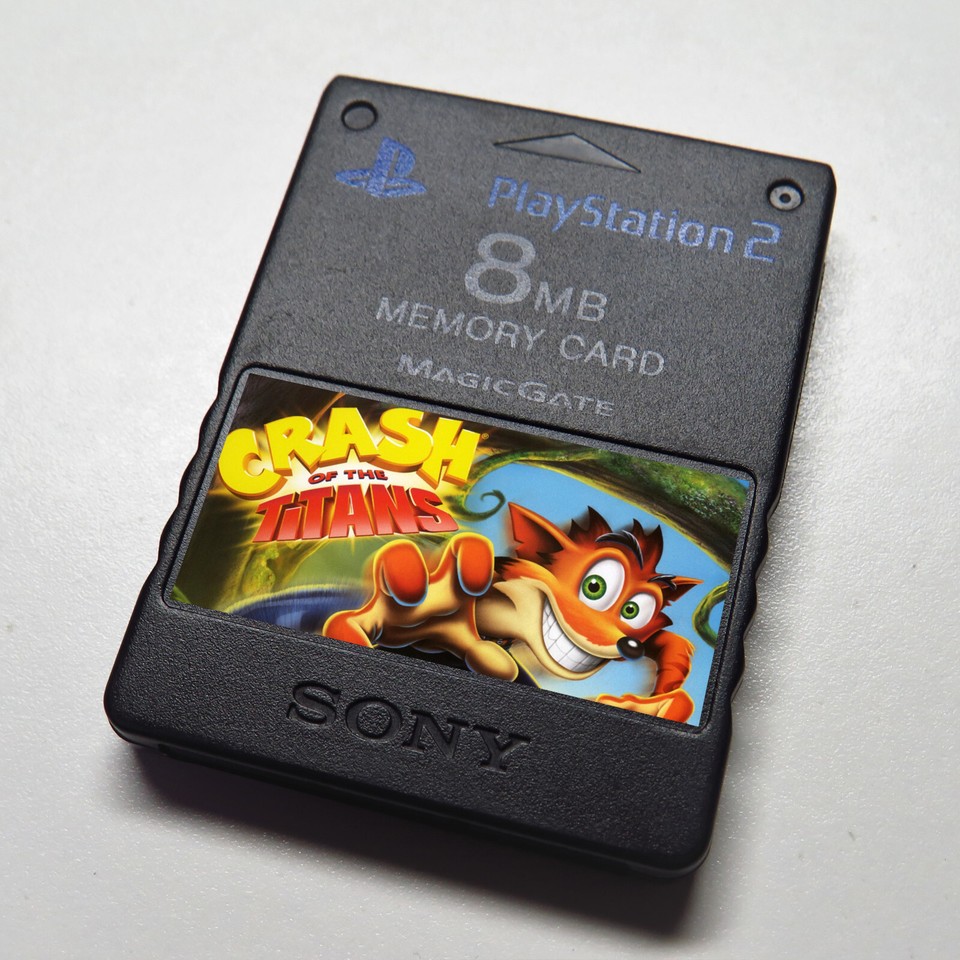 Custom PlayStation 2 (PS2) Memory Card Stickers - Catalog #2 - You Pick ...