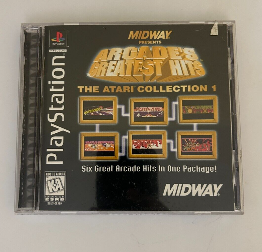 Arcade's Greatest Hits The Atari Collection 1 PS1 PlayStation ...