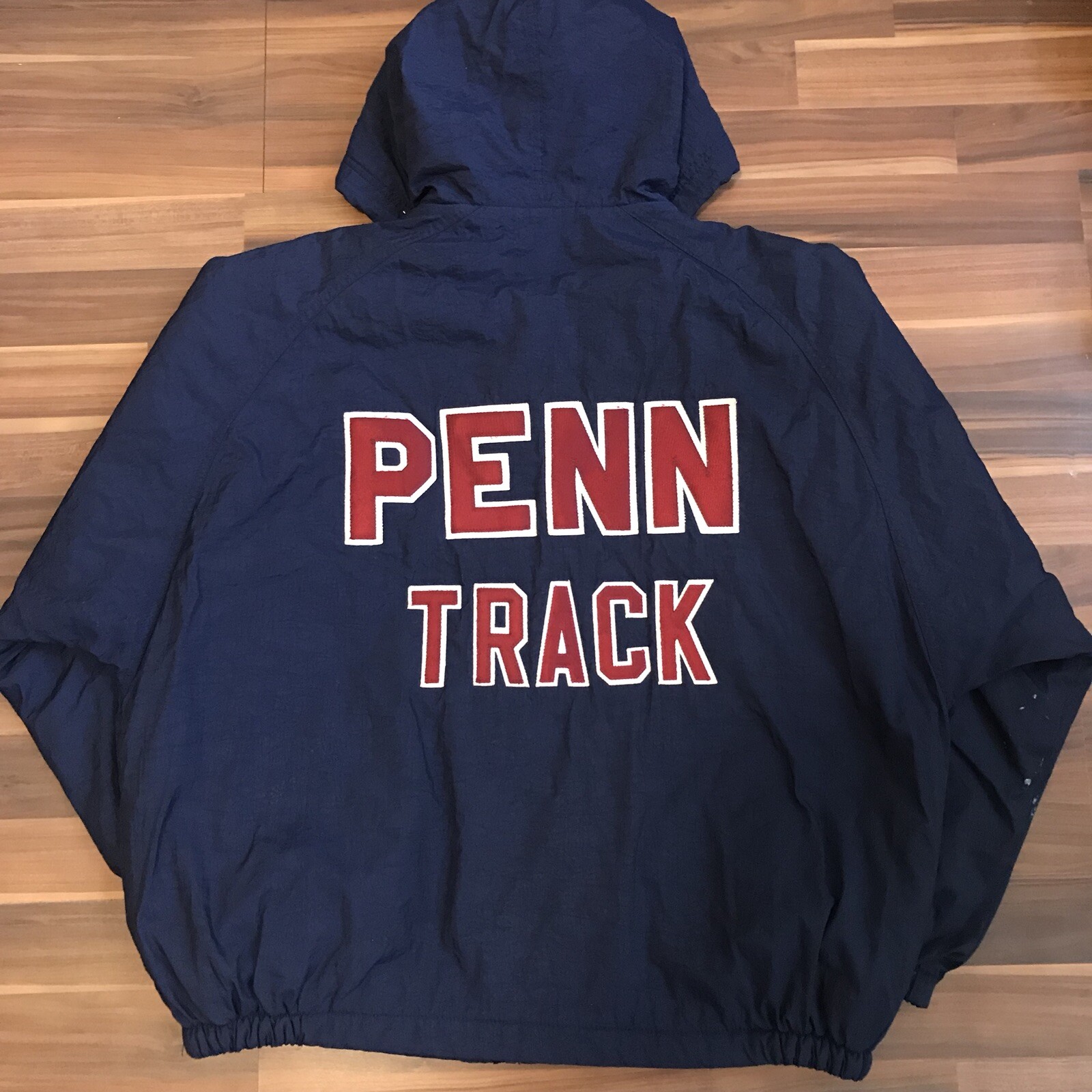 Vintage Nike Penn State Track Sideline Hooded Jacket … - Gem