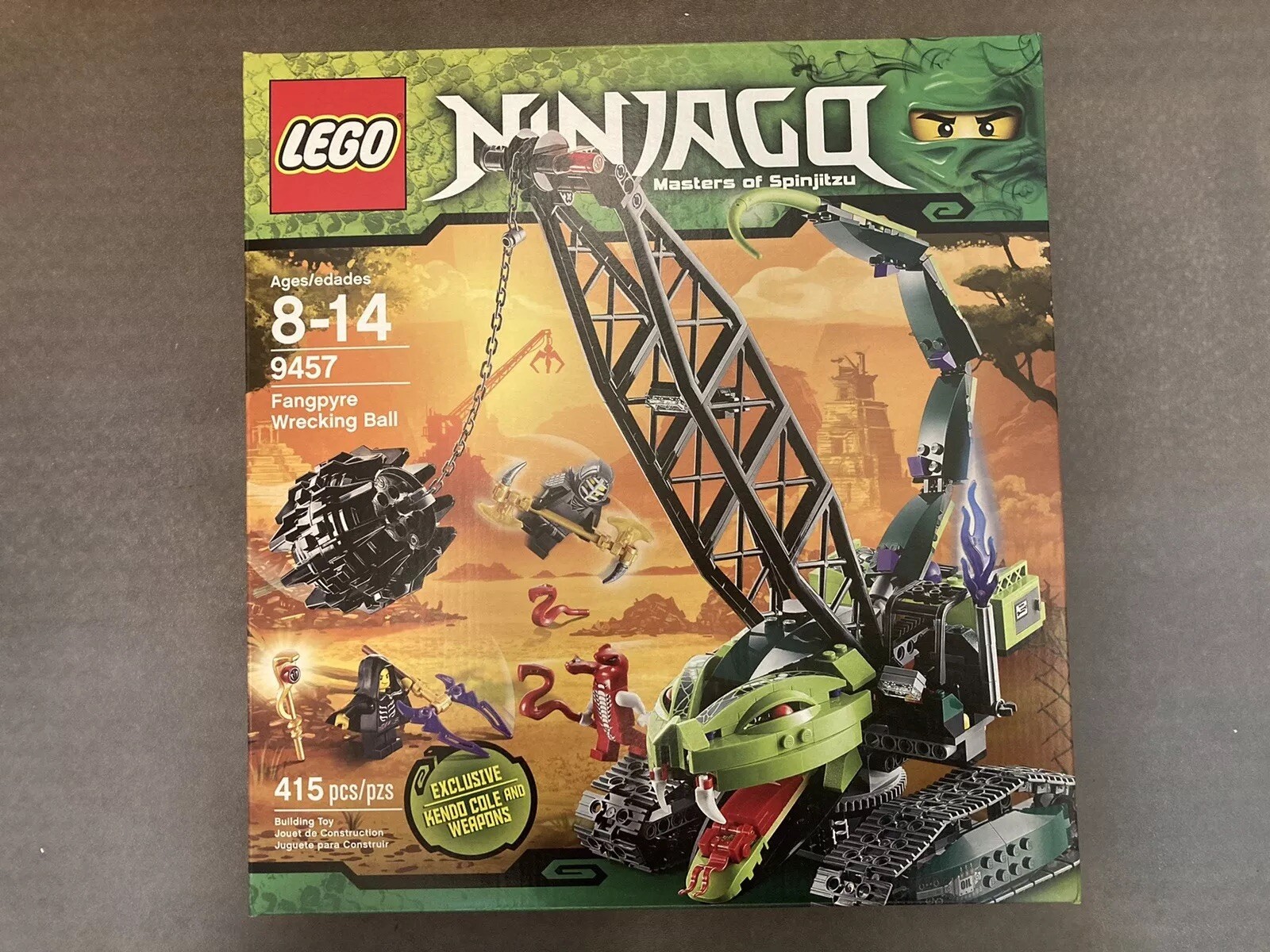 LEGO NINJAGO: Fangpyre Wrecking Ball (9457) for sale online | eBay