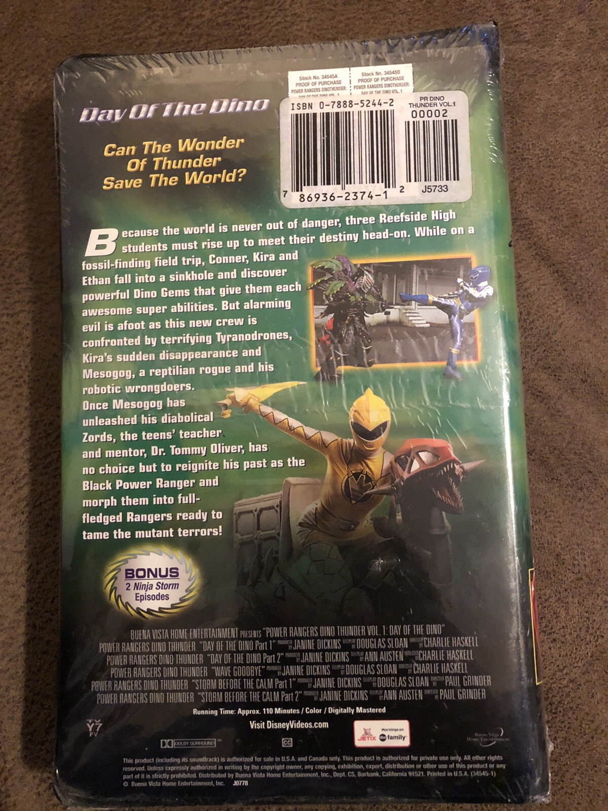 Power Rangers - Dino Thunder Vol. 1: Day of the Dino (VHS, 2004) for ...