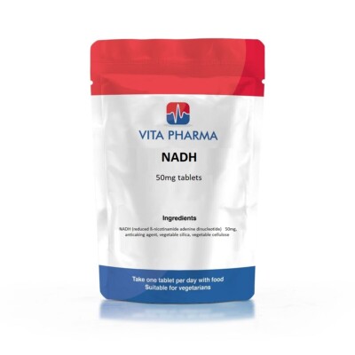 NADH 50mg Tablets | Cellular Energy & Cognitive Support VITAPHARMA ...