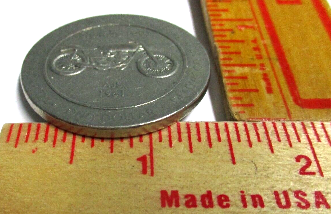 1997 Sturgis coin Deadwood Harley collectible token motorcycle rally ...