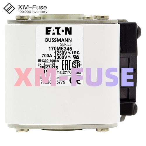1PC New Eaton BUSSMANN 170M6345 700A 1250V 170M6345 High Speed Square ...