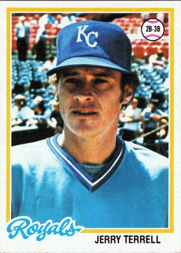 1978 Topps #525 Jerry Terrell Kansas City Royals EX | eBay