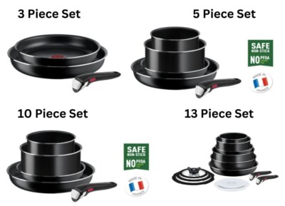 TEFAL Ingenio Easy Cook & Clean Nonstick Frypan Saucepan Cookware Pots ...