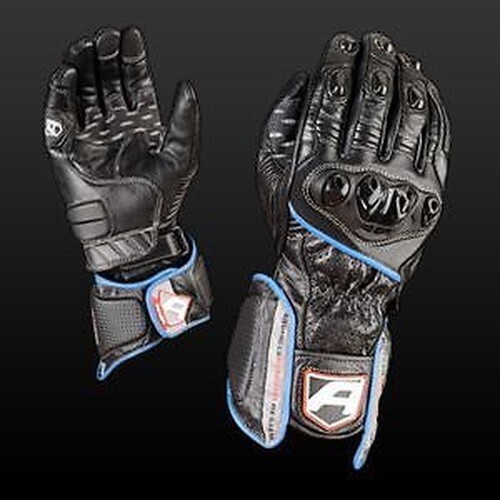 Akito SPORTS Motard Moto Gants Cuir XL Noir/Bleu | eBay