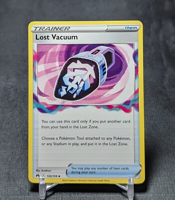 Lost Vacuum Regular Uncommon Trainer 2023 Crown Zenith Pokemon TCG Card ...