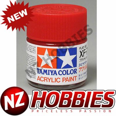 TAMIYA TAM81307 Acrylic XF7 Flat, Red | eBay
